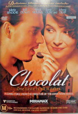 CHOCOLAT DVD JOHNNY DEPP & JULIETTE BINOCHE REGION 4 | eBay Australia