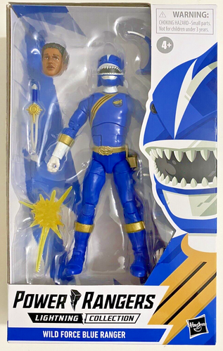 NEW Power Rangers Lightning Collection Wild Force Blue Ranger 6" Action ...