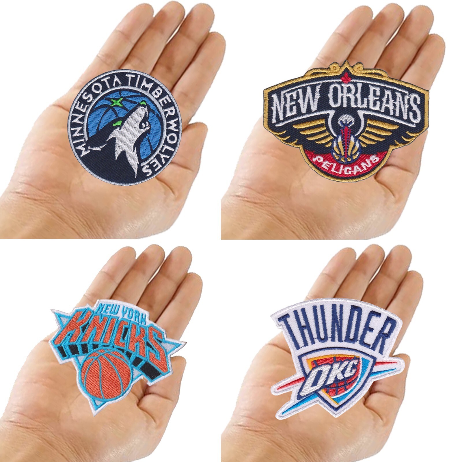 33 pcs National Basketball Association NBA Basketball Logo Sew Iron On ...
