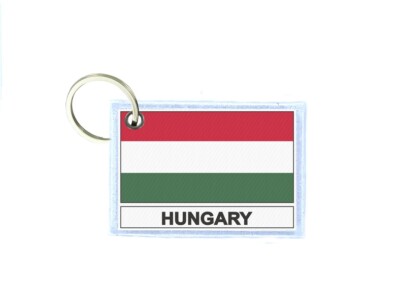 Keychain printed double-sided flag Hungary | eBay