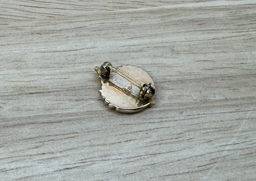 10K Gold Award Pin United States Steel 25 Year Service Pin W/ Bar Back ...