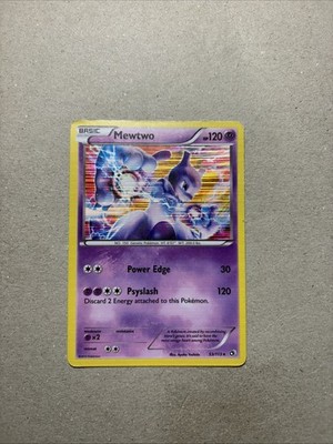 Pokémon TCG Mewtwo Legendary Treasures 53/113 Holo Rare NM/MT 2013 Card ...