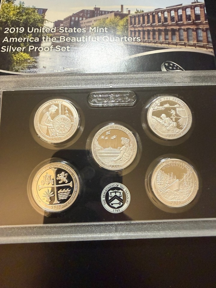 2019-S America the Beautiful Silver Proof Quarter Set | .999 Fine ...