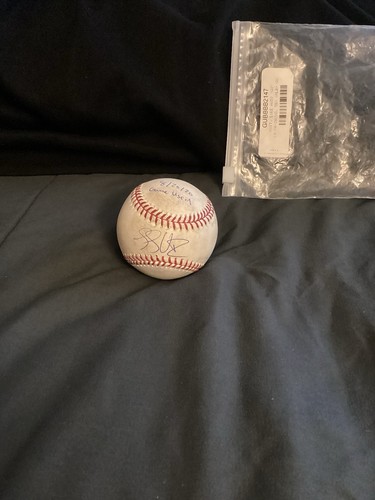 Luke Voit Yankees Signed Game Used Baseball Fanatics Certified From ...