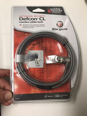 Targus Defcon Cl Laptop Cable Lock | eBay