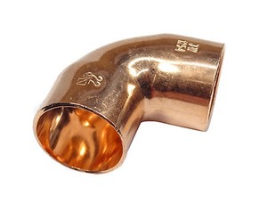 22mm End Feed 90° Elbow | Solder Plumbing Fitting For Copper Pipe | eBay