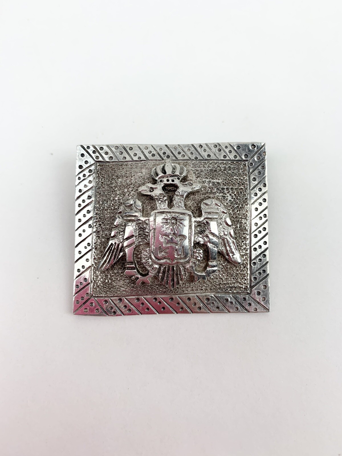 Silver Double Headed Eagle Pin Brooch | eBay