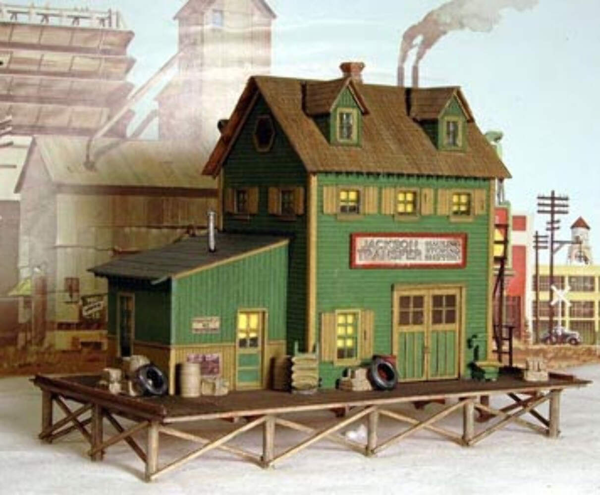 Bar Mills Scale Model Works 922 HO Scale Waterfront Willy's Trackside ...