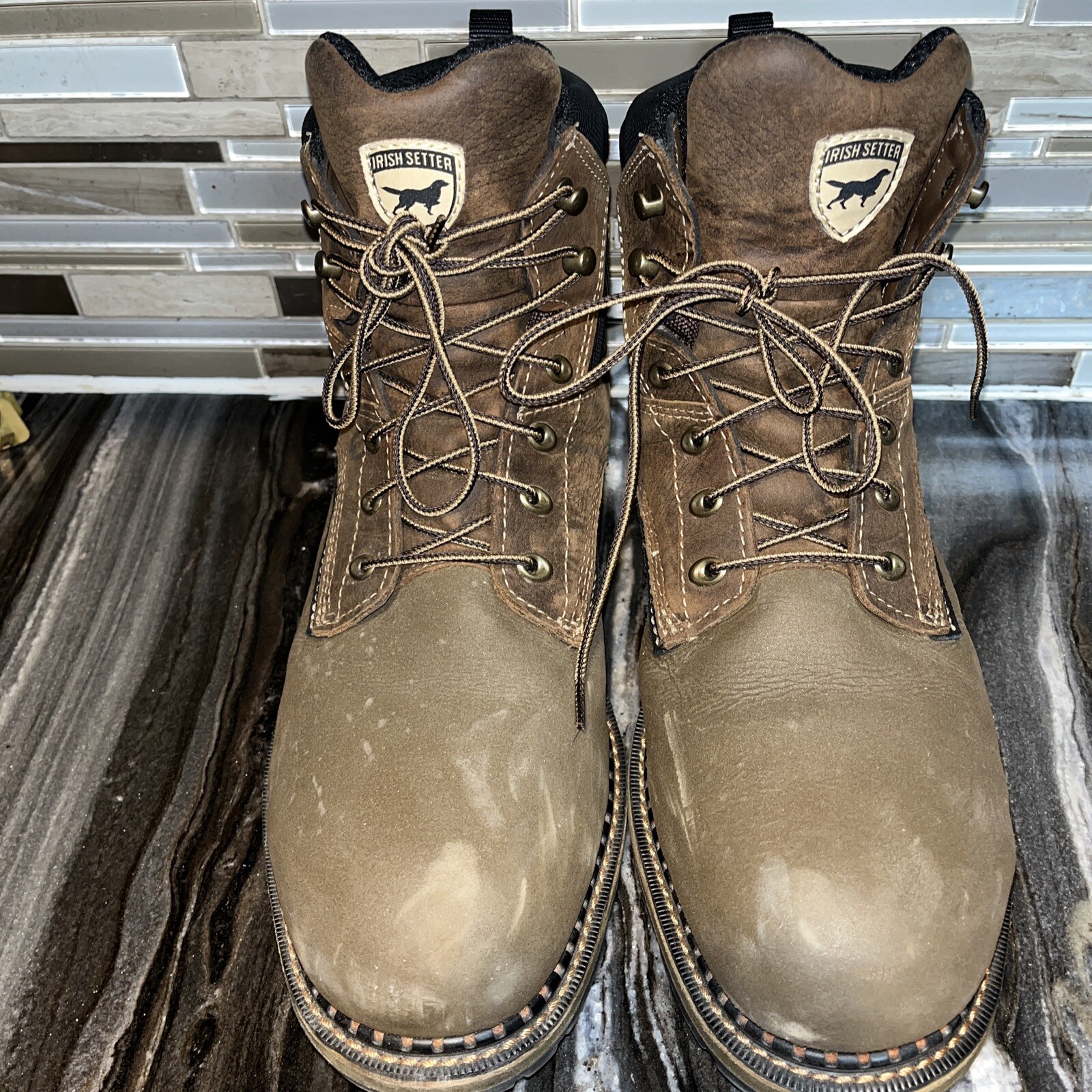 Red Wing Irish Setter Men's Work Boots Safety Toe Siz… - Gem