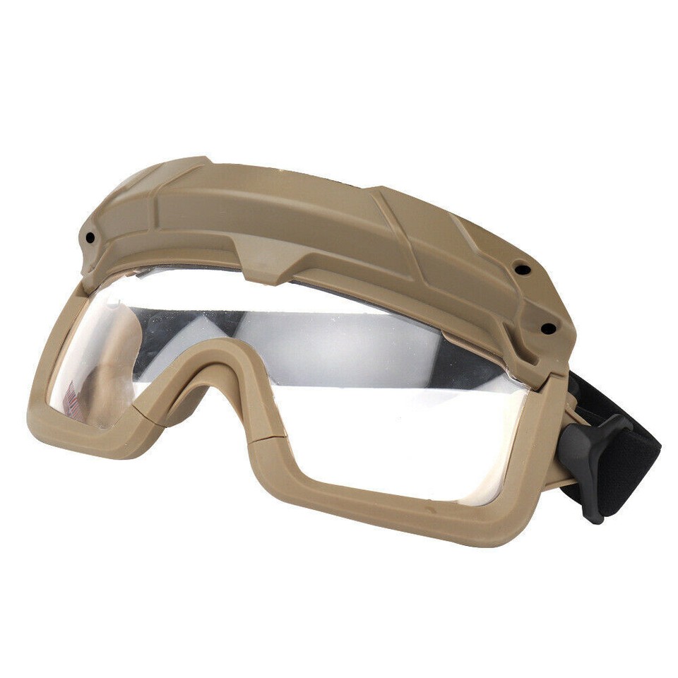 Tactical Airsoft Goggles Windproof Anti Fog CS Combat Eye Protection ...