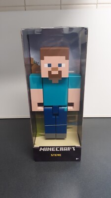 Minecraft Steve Figure by Mattel 8 1/2" Character Mojang NIB | eBay