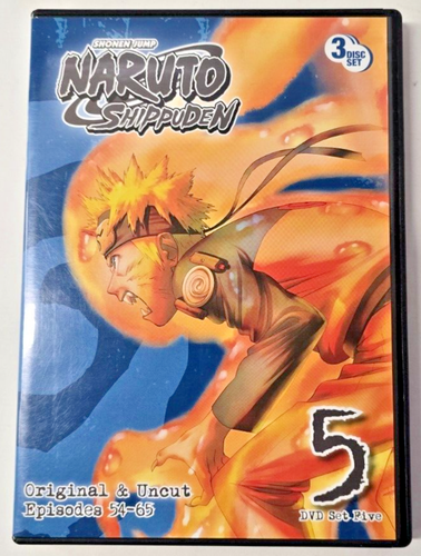 NARUTO Shippuden Anime DVD Box Set 5 - 3 discs - Episodes 54-65 | eBay