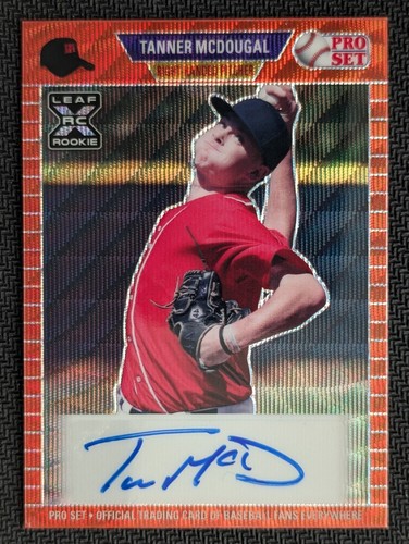 Tanner McDougal ORANGE WAVE XRC Rookie Autograph Auto #ed 3/5! 2021 ...