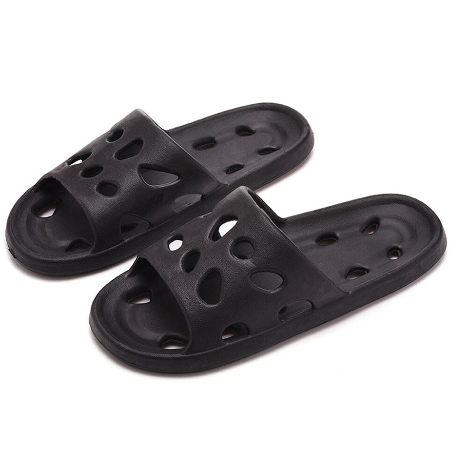 Men Women Shower Bath Sandals Clogs Non-Slip Ultra Soft Slippers Home ...