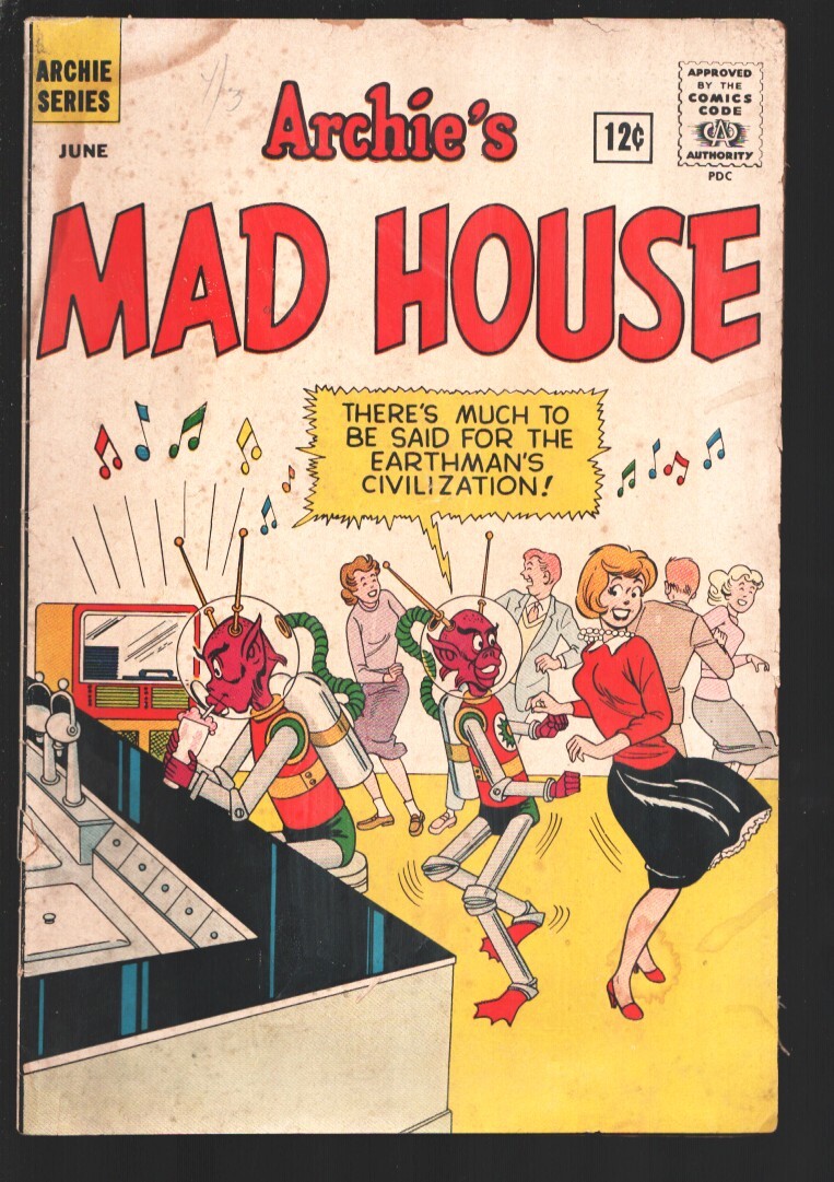 Archie's Mad House #19 1962 - Archie -G - Comic Book | eBay