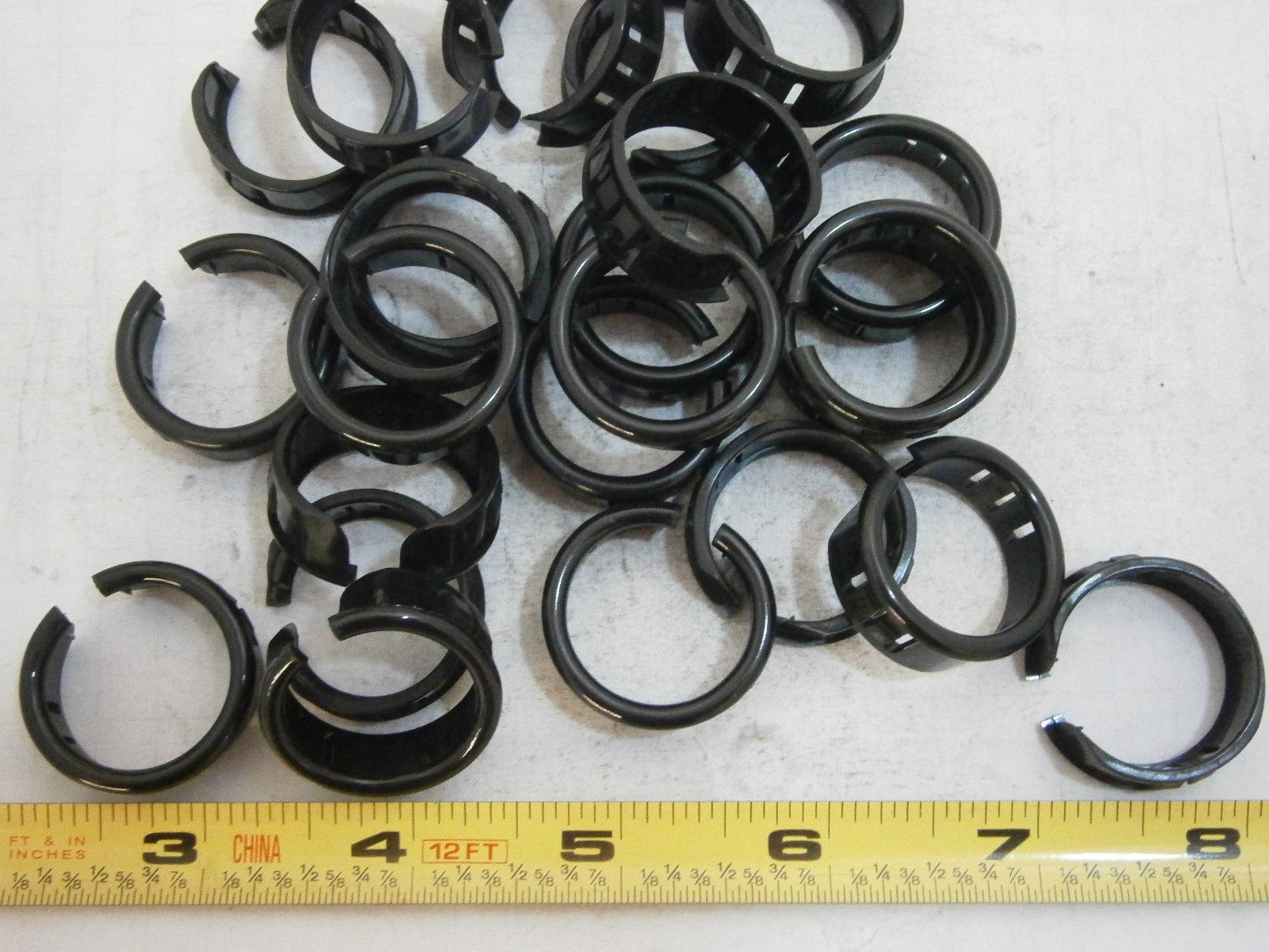 Heyco 2878 Open/Closed Bushings OCB 1000 for 1" Hole Nylon Black Lot of ...