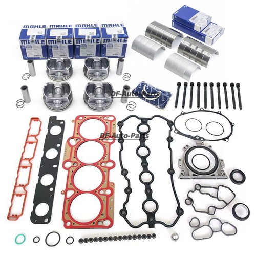 Engine Rebuild Overhaul Kit Pistons Seals for Audi A4 VW 2.0 TFSI BWA ...