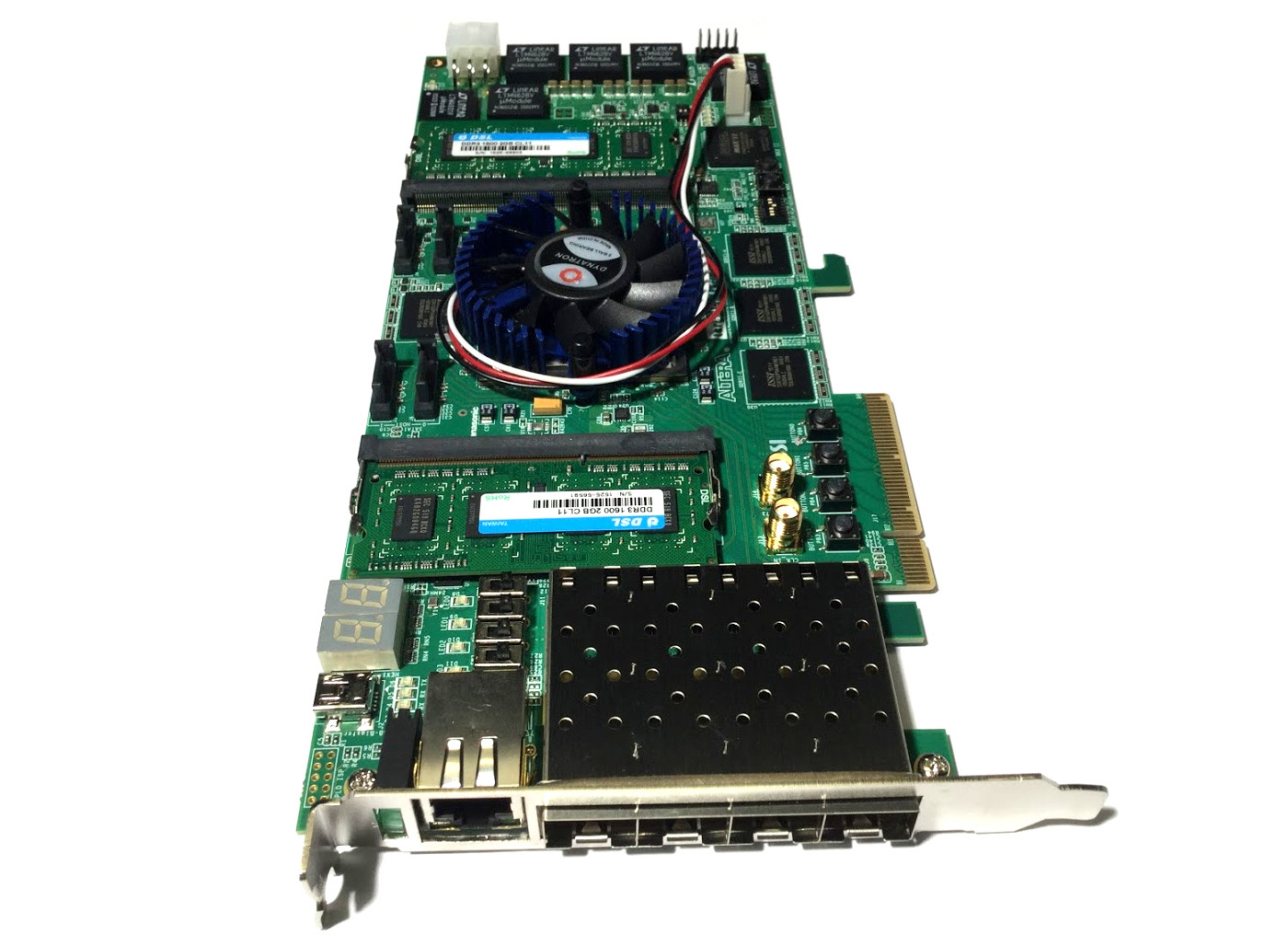 Altera Terasic DE5-Net TR5-F45M Stratix V GX FPGA PCIe Development Card ...