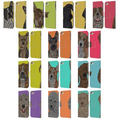 OFFICIAL VALENTINA DOGS LEATHER BOOK WALLET CASE FOR APPLE iPOD TOUCH ...