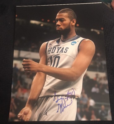 GREG MONROE SIGNED 8X10 PHOTO GEORGETOWN NBA CELTICS W/COA+PROOF RARE ...