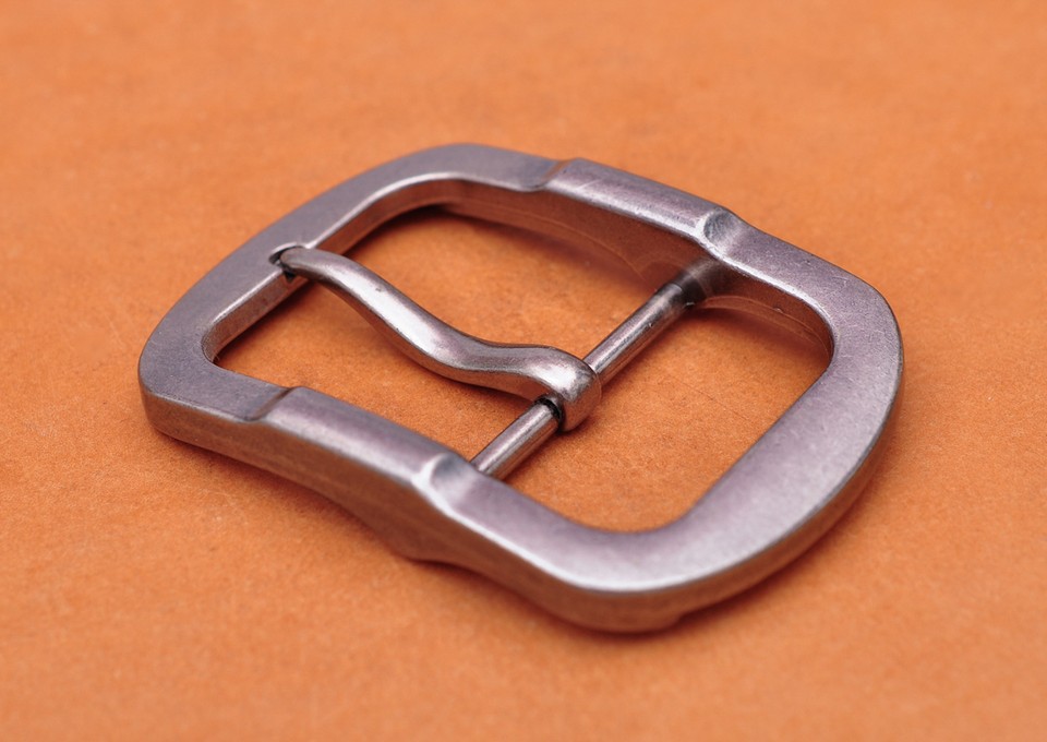 Solid Strong Rectangular Antique Silver Center Bar Pin Belt Buckle ...