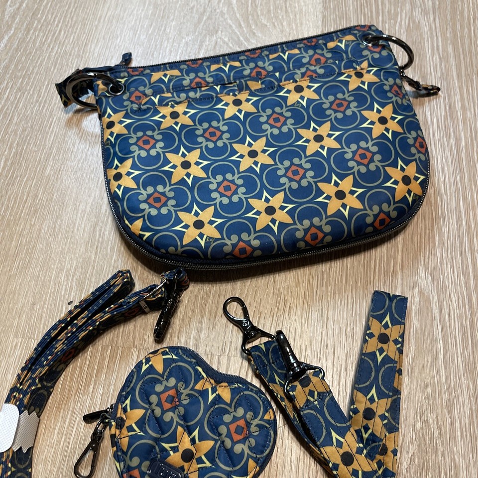 LUG SWIVEL with RFID Medium Convertible Crossbody Bag Purse Nylon G35 ...