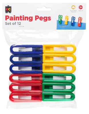 Painting Craft Pegs Jumbo Giant 12p Art Teacher Resource Strong ...