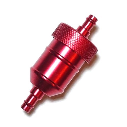 Inline 6mm 1/4" Aluminum Fuel Gas Filter Pit Dirt Bike Coolster SSR 70 ...