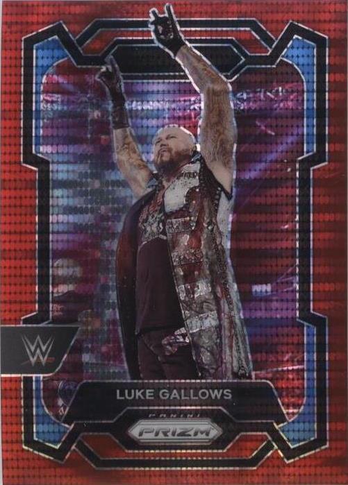 2024 Panini Prizm WWE - Luke Gallows #197 Red Pulsar Prizm /399 for ...