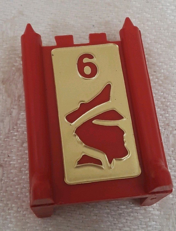 Stratego Replacement Piece Red Captain number 6 | eBay