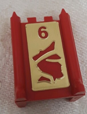 Stratego Replacement Piece Red Captain number 6 | eBay
