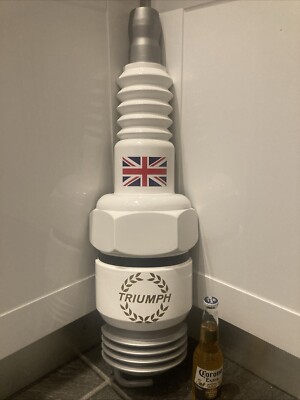 32” Giant Spark Plug TRIUMPH Sign Cars Herald Stag Dolomite Spitfire ...