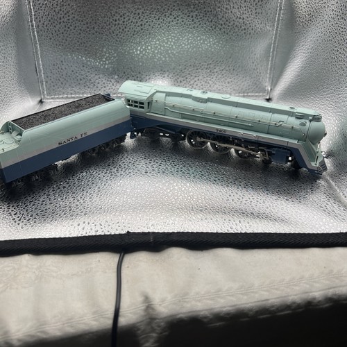 HO Scale Rivarossi Blue Goose Streamlined Hudson 4-6-4 Santa Fe, TESTED ...