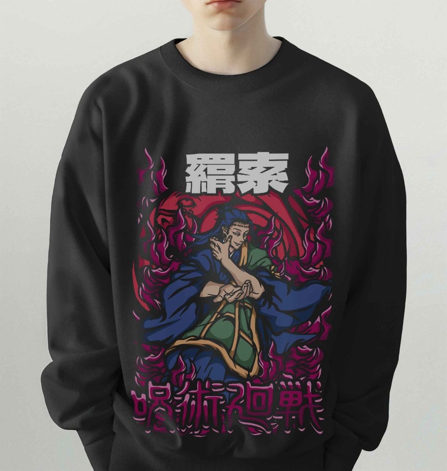 Jujutsu Kaisen Sweatshirt Geto Suguru Sweater JJK Anime Pullover Gojo ...