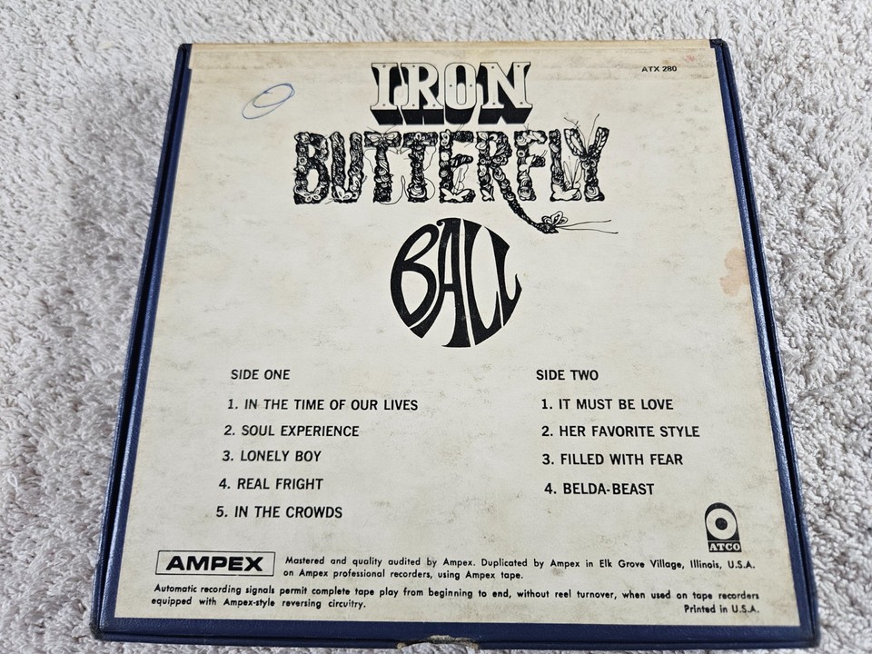 Iron Butterfly- Ball Reel-To-Reel Tape | eBay