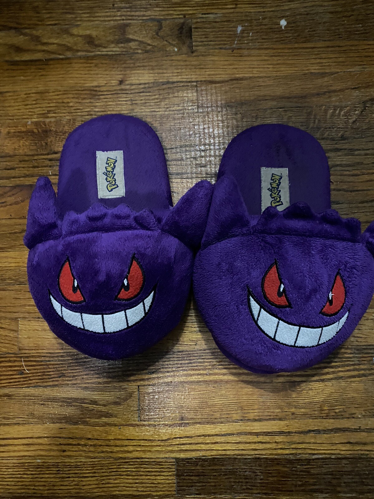 2016 Pokemon GENGAR Purple Plush Slippers Adult Size … - Gem