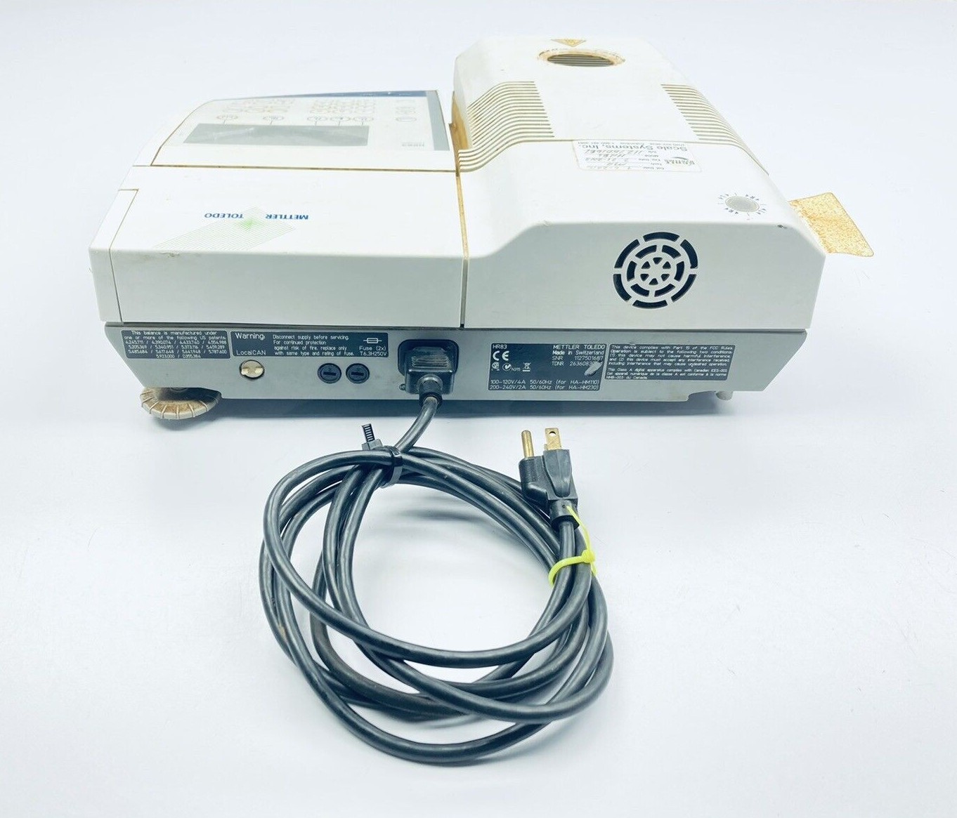 FOR PARTS METTLER TOLEDO HR83 MOISTURE ANALYZER (POWER TESTED) | eBay