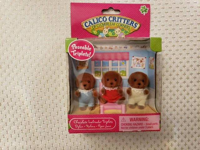 Dollhouse Animals & Pets Sylvanian Families Calico Critters Chocolate ...