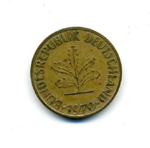 Vintage 1970-D Germany 10 Pfennig Coin World Money | eBay