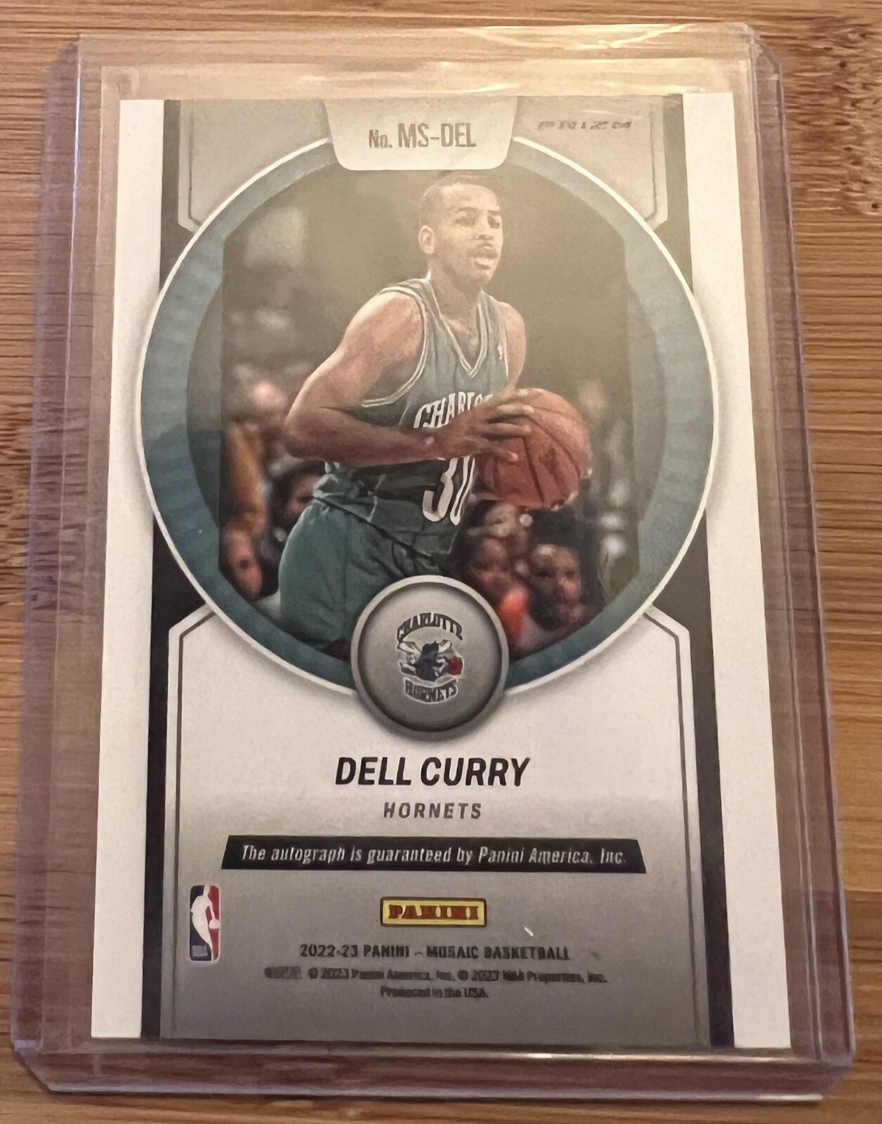 2022-23 Mosaic Basketball Scripts Silver Prizm Dell Curry Autograph #MS ...