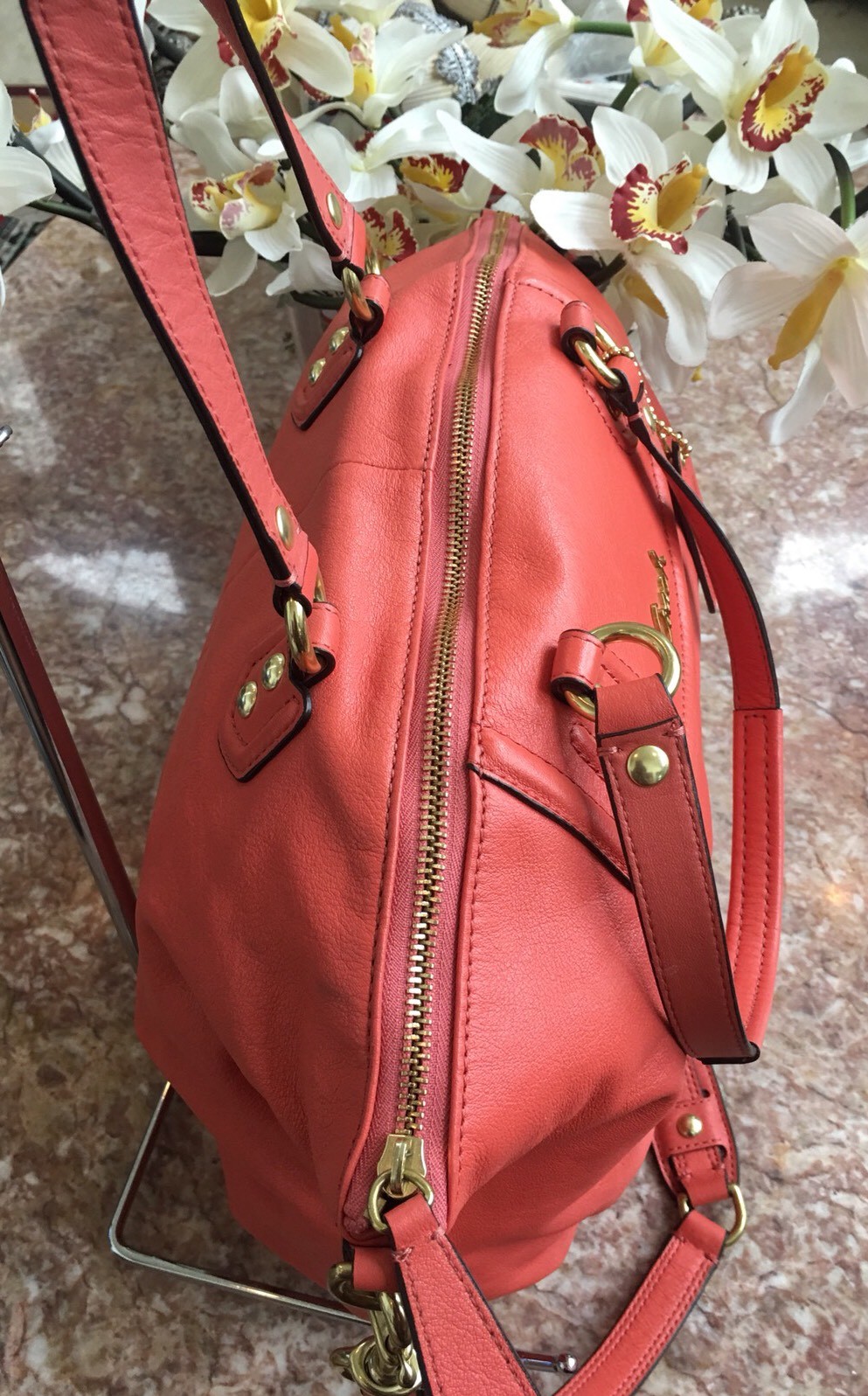 Coach Ashley Leather N/S Convertible Shoulder Bag Satchel F23684 EUC ...