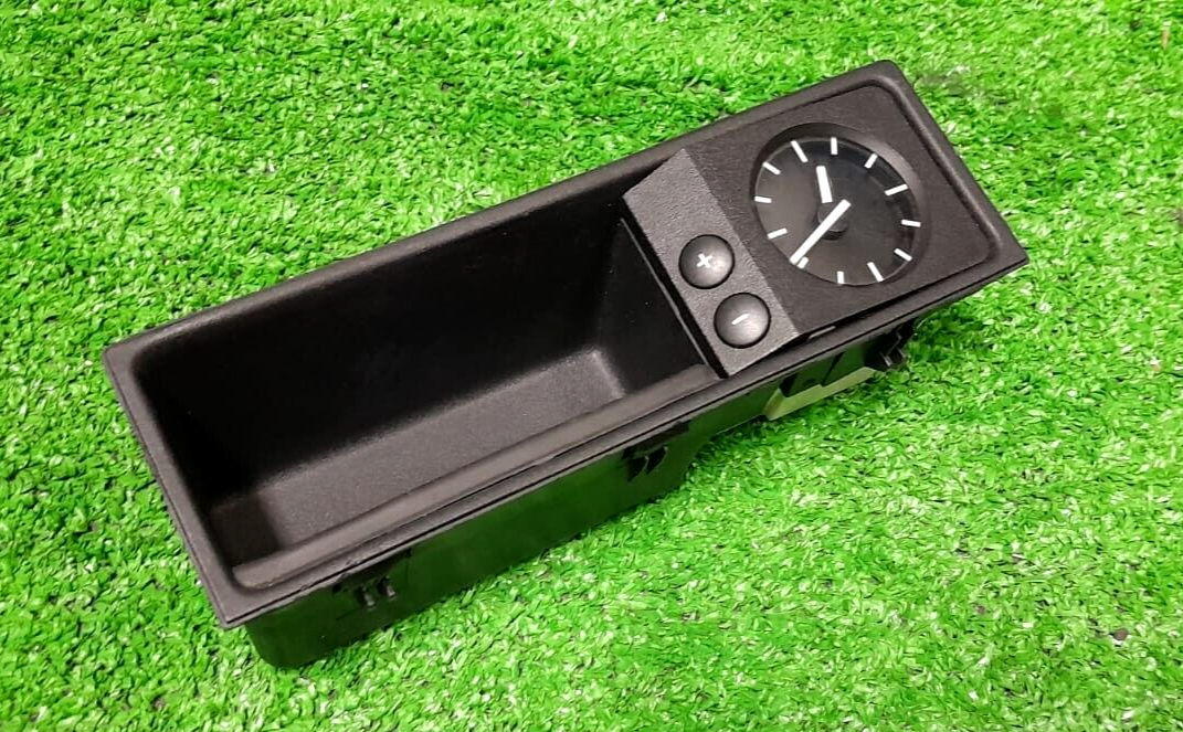 Genuine LHD BMW e36 3 Series Analog Clock 1387414 With tray + wiring ...