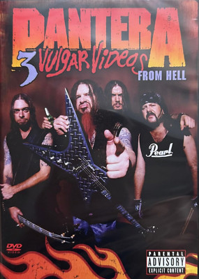 PANTERA 3 VULGAR MOVIE VIDEOS FROM HELL DVD MONSTERS OF ROCK FESTIVAL ...