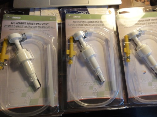 NEW 4cc Marine Lower Unit Pump LubriMatic #55-007 Plews/Edelmann 3/8-16 ...