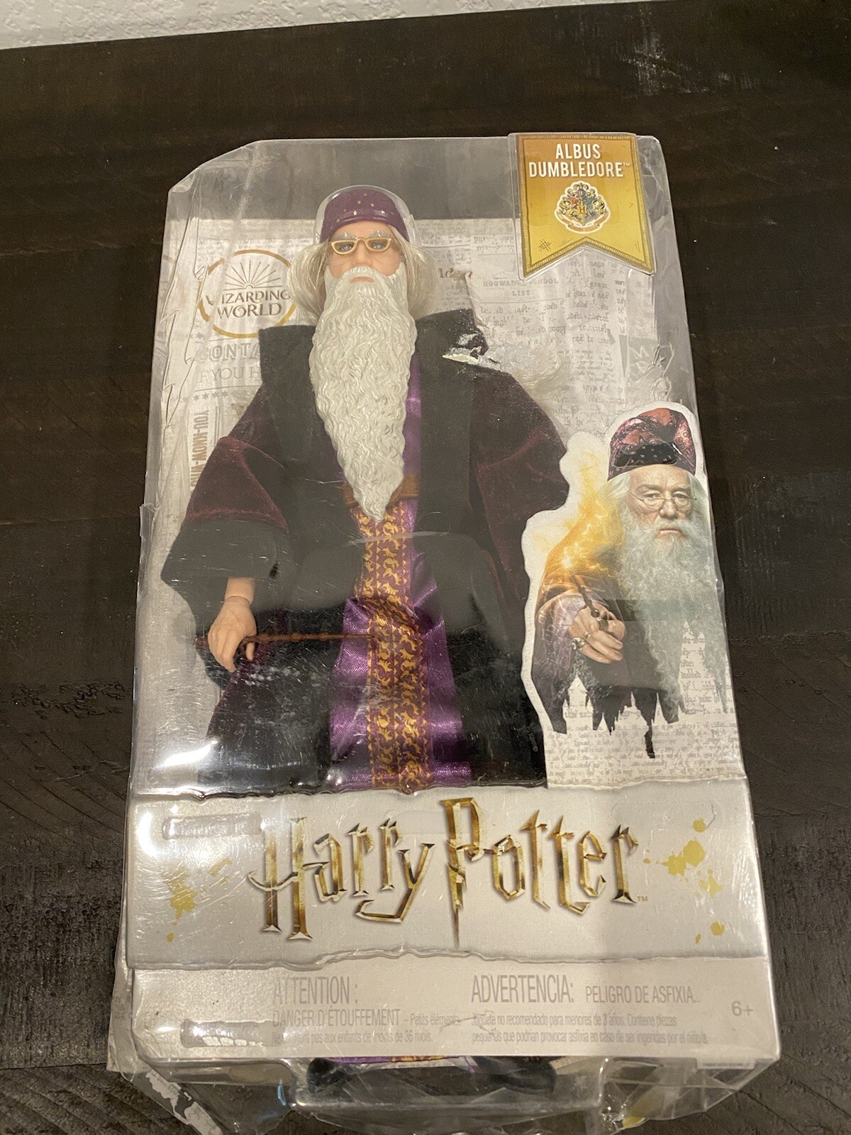 Mattel FYM54 Harry Potter Albus Dumbledore Doll -Box Is In Bad Shape