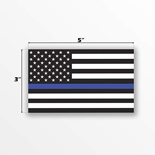 Thin Blue Line Flag Police Firefighter Dispatcher Military Support ...