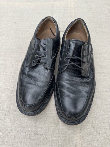 Clarks UK Size 9 Extra Wide Black Leather Shoes, Lace Up | eBay UK