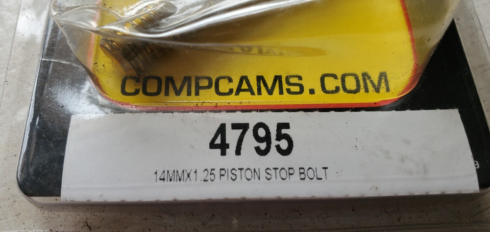 COMP CAMS 4795 Top Dead Center Stop Tool 14mmx1.25 Piston Stop Bolt | eBay