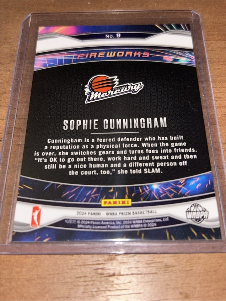 2024-25 Panini Prizm WNBA Fireworks Sophie Cunningham Fever | eBay