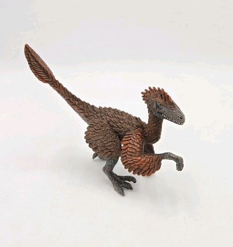 Schleich Dinosaur Feathered Velociraptor Utahraptor 2016 Toy Action ...